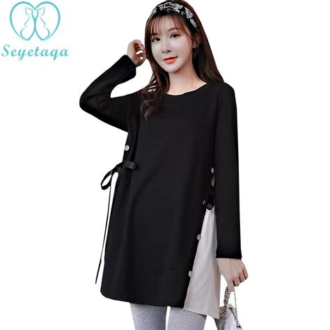 803 Herfst Koreaanse Mode Moederschap Shirts Een L Grandado