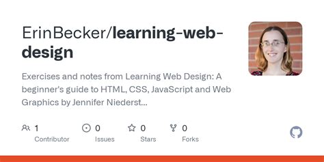 Github Erinbeckerlearning Web Design Exercises And Notes From Learning Web Design A