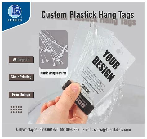 Custom Plastick Hang Tags At Rs 1 5 Piece Hand Tag In New Delhi Id