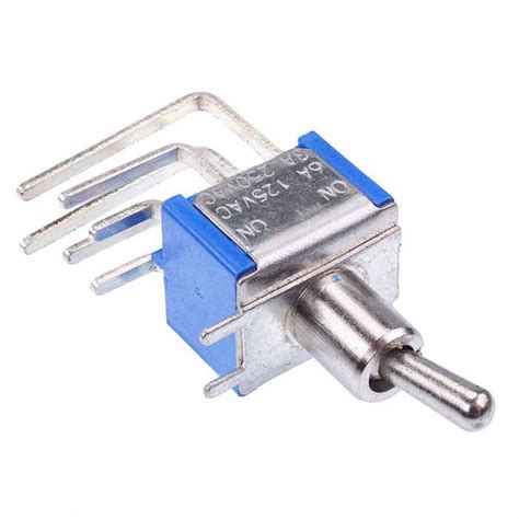 On On Miniature Vertical Pcb Toggle Switch Dpdt — Switch Electronics Your One Stop Component Shop