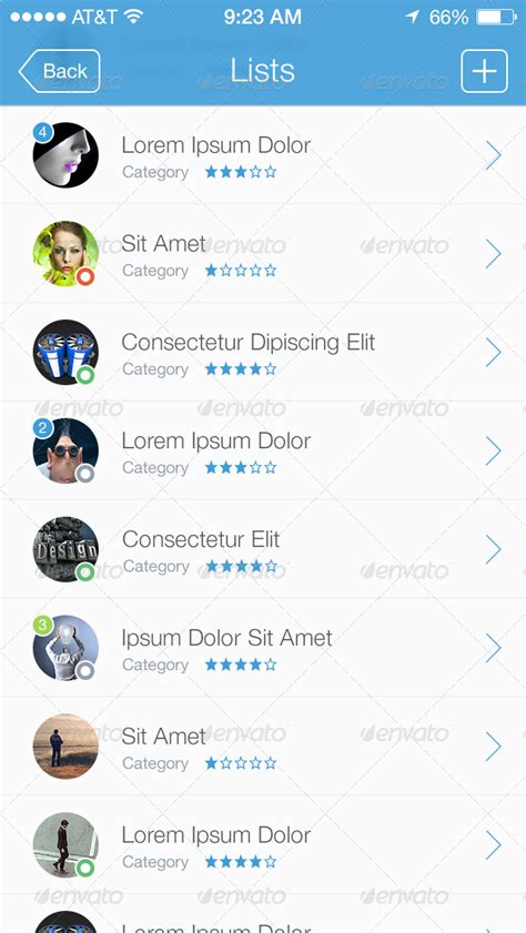 Bootstrap Flat Mobile Phone App UI Web Elements GraphicRiver