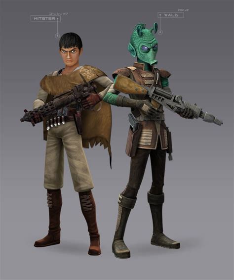 Rebels Bounty Hunters Kitster And Wald By Engelha5t On Deviantart