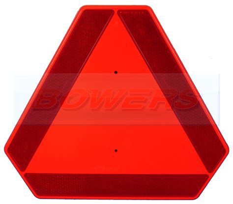 Ece69 Slow Moving Vehicle Reflective Plastic Triangle Bowers Parts Online