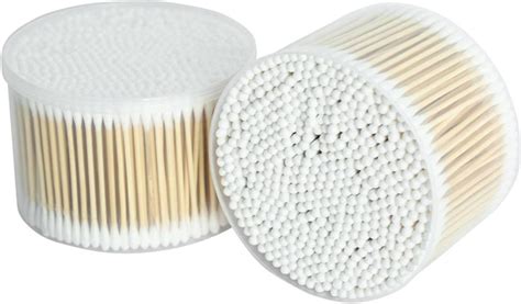 1000 Cotton Swabs 2 Boxes Cotton Swabs Biodegradable Organic Strong