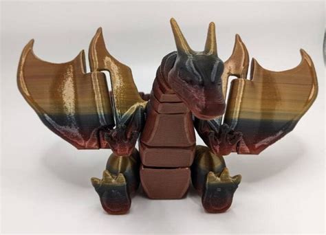 3d Printed Charizard Articulated Fidget Toy Etsy