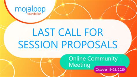 Pi 12 Oss Community Meeting Call For Sessions Mojaloop
