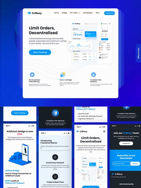 加密货币网站登陆页面模板和uikit 免费资源