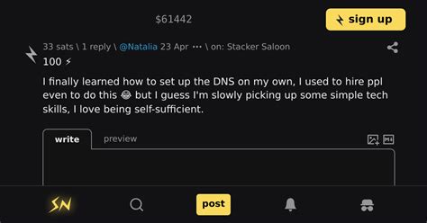 Reply On Stacker Saloon Stacker News