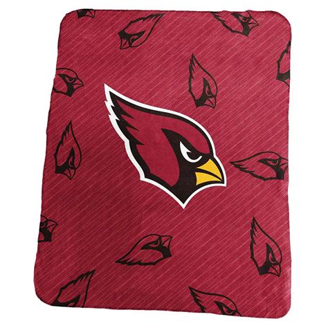 Arizona Cardinals 50 X 60 Repeating Logo Classic Plush Throw Blanket