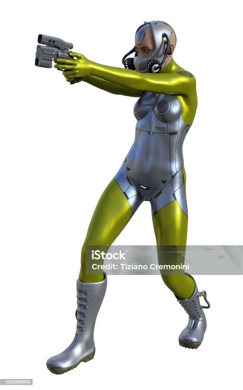 미래 전사 여자 3d 일러스트 3차원 형태에 대한 스톡 사진 및 기타 이미지 3차원 형태 개념 관능 Istock