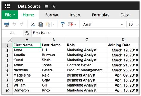 how to setup fields for document merge