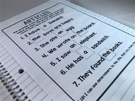 Grammar And Writing Interactive Notebook Freebie Tech And Teachability