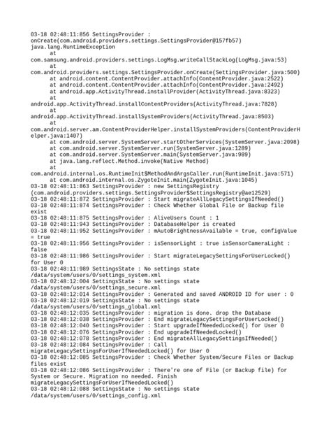 settingsprovider pdf java programming language backup