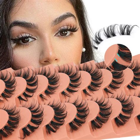Focipeysa Lash Clusters Diy False Eyelashes Natural Wispy