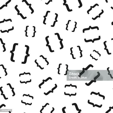 角かっこ記号シームレスパターン白い背景のアイコン アイコンのベクターアート素材や画像を多数ご用意 アイコン アルファベット