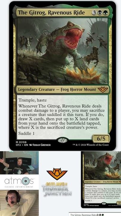 Mtg Otj On The Omenpaths Gitrog Rides You Youtube