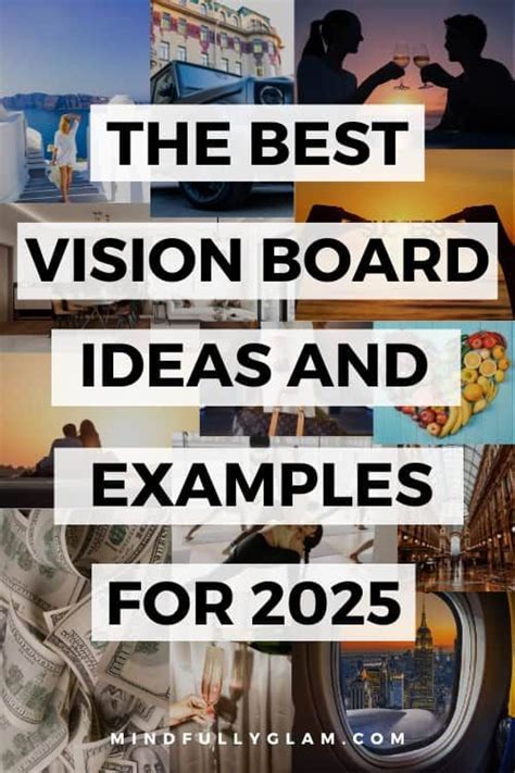 2025 Vision Board Ideas & Vision Board Examples to Manifest Your Dreams ...