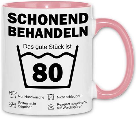 Amazonde Wowshirt Tasse Schonend Behandeln Das Gute Stück Ist 80