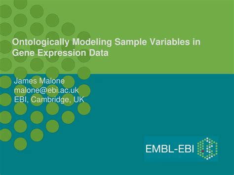 Ppt Ontologically Modeling Sample Variables In Gene Expression Data Powerpoint Presentation