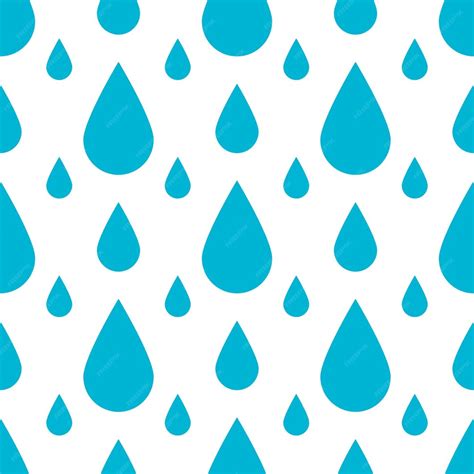 Premium Vector Natural Water Drop Pattern Eco Concept