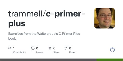 GitHub Trammell C Primer Plus Exercises From The Waite Group S C