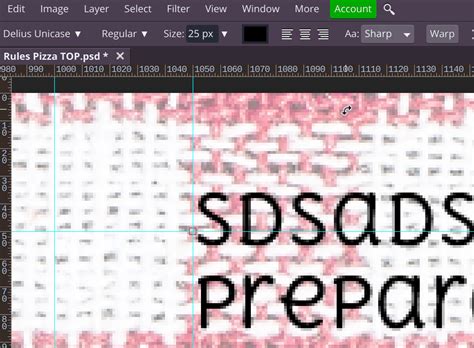 Delius Unicase Font Types Above The Textbox · Issue 2761 · Photopeaphotopea · Github