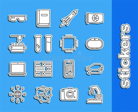 Set Line Robotic Robot Arm Hand Factory Electric Car Smartwatch