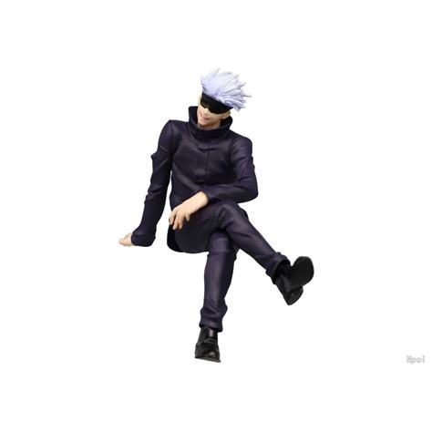 Brinquedo Boneco Action Figure Satoro Gojo Sentando Jujutsu Kaisen