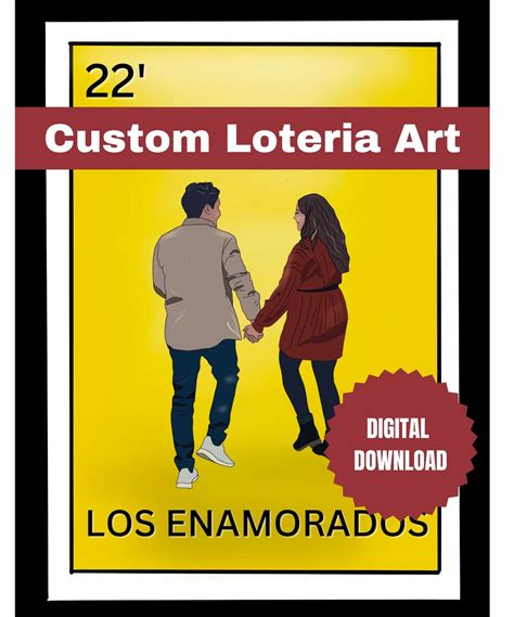Custom Couples Loteria Portrait Loteria Art Loteria Etsy