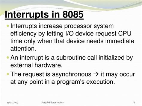 ppt 8085 interrupts powerpoint presentation free download id 3480819