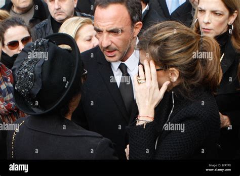 Athens Greece 30th Jan 2015 NIKOS ALIAGAS Speaks With Demis Roussos