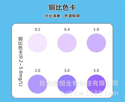 污水重金属铜测试包铜离子测定试剂盒镍铁锌锰快速检测试纸条 阿里巴巴