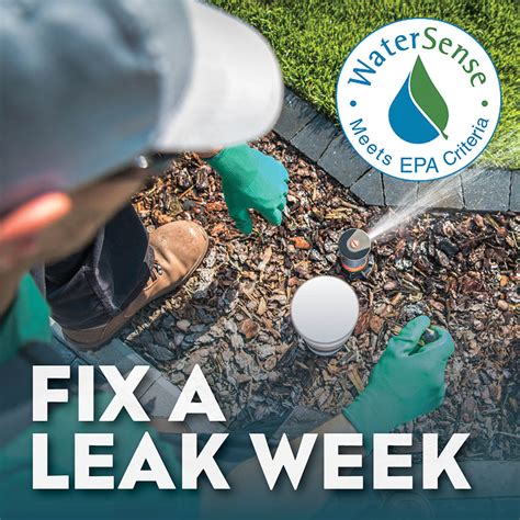 Fix A Leak Week Project Clean Water