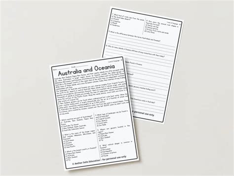 Reading Comprehension Passage With Questions B1 Level Esl Efl Tpt