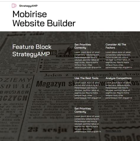 Mobirise Drag And Drop Website Builder Workshopamp From Block Mobirise