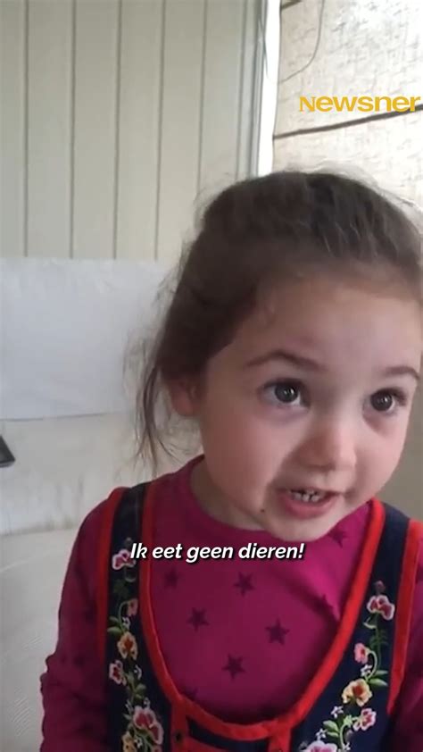 Schattig Meisje Wil Geen Vlees Eten Schattig Meisje Wil Geen Vlees
