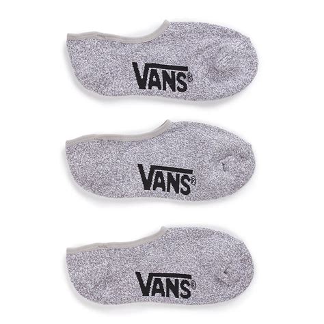 Vans Classic Super No Show Socks Heather Grey Billion Creation
