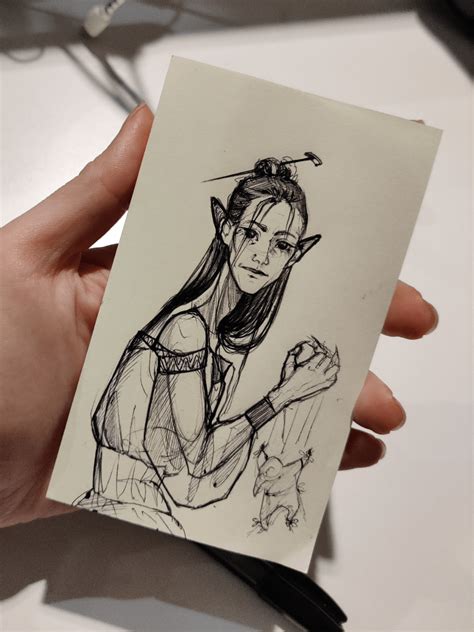 No Spoilers Laudna And Paté Art By Me Rcriticalrole