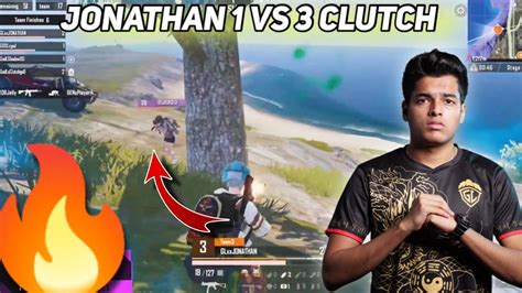 Jonathan 1 Vs 3 Clutch 🤯🥶 Youtube