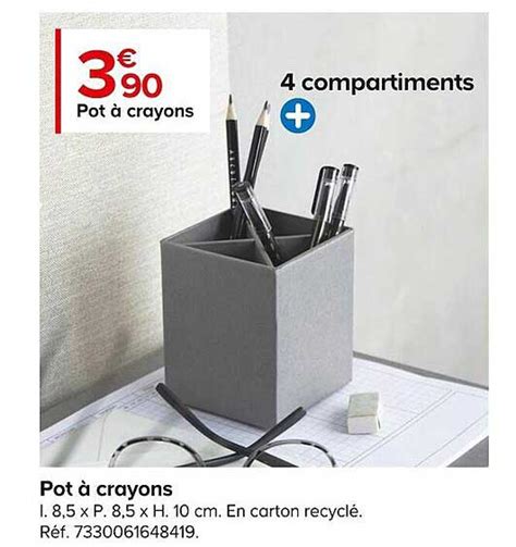 Promo Pot Crayons Chez Castorama Icatalogue Fr