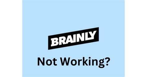 Why Is Brainly Not Working Try These Step To Fix 2024 Viraltalky