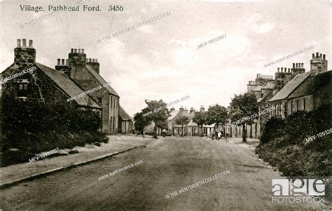 The Village Pathhead Near Dalkeith Midlothian Scotland Stock