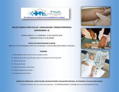 Taller De Canalización Venosa Periférica