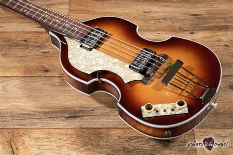 Hofner 1962 Reissue Mersey” Left Handed H5001 62l 0 Violin Bass