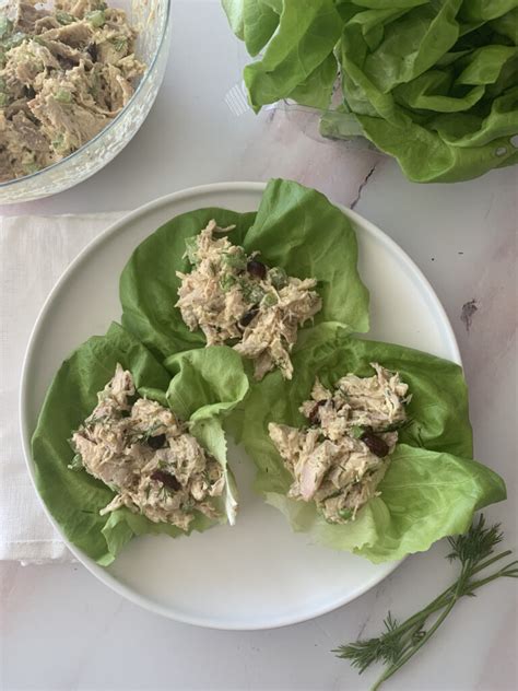 Chicken Salad Lettuce Wraps The Tiny Bride