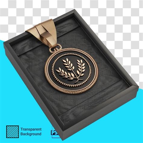 Medalha De Ouro Isolada Em Fundo Branco PSD Premium Gerado IA