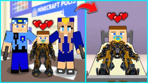 Kerem Komİserİn Robot BebeĞİ Oldu 😍 Minecraft Zengİn Fakİr Hayati