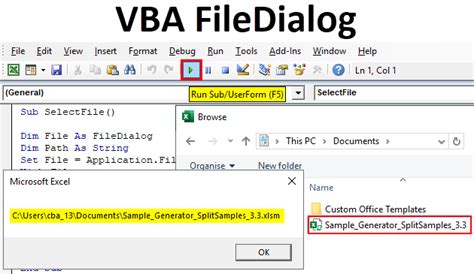 Excelmadeeasy Vba Folder Dialog In Excel