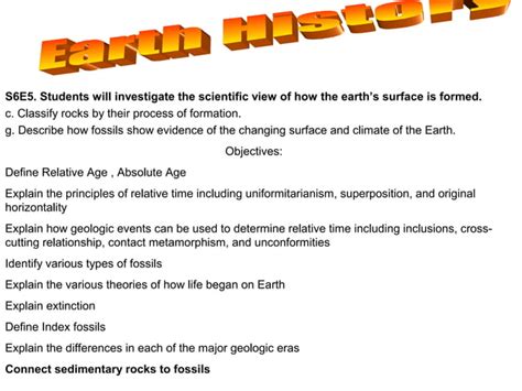 fossils to sedimentary rock ppt