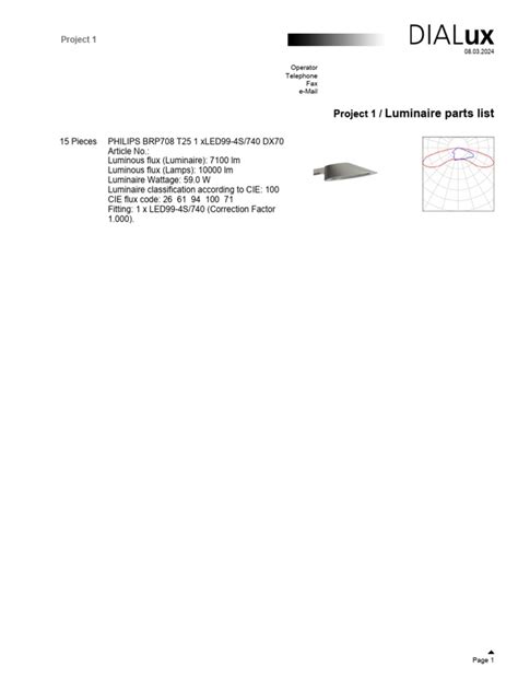 Dialux Output File Download Free Pdf Light Electromagnetic Radiation